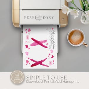 PRINTABLE Valentines Day Handprint Art Craft Project, Keepsake Art ...