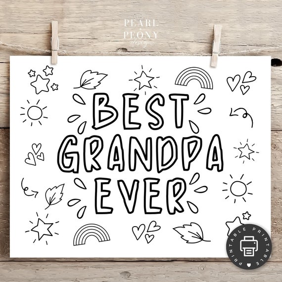 Happy Grandparents Day Printable Coloring Pages [2025]