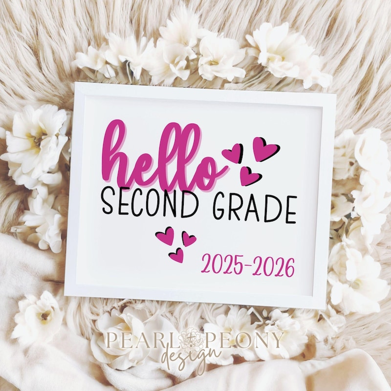 Hello 2nd Grade - Etsy