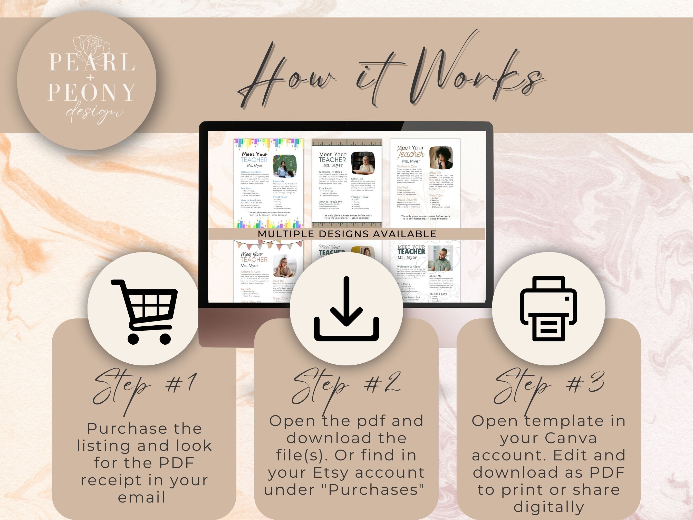 EDITABLE Meet the Teacher Template Back to School Flyer - Etsy