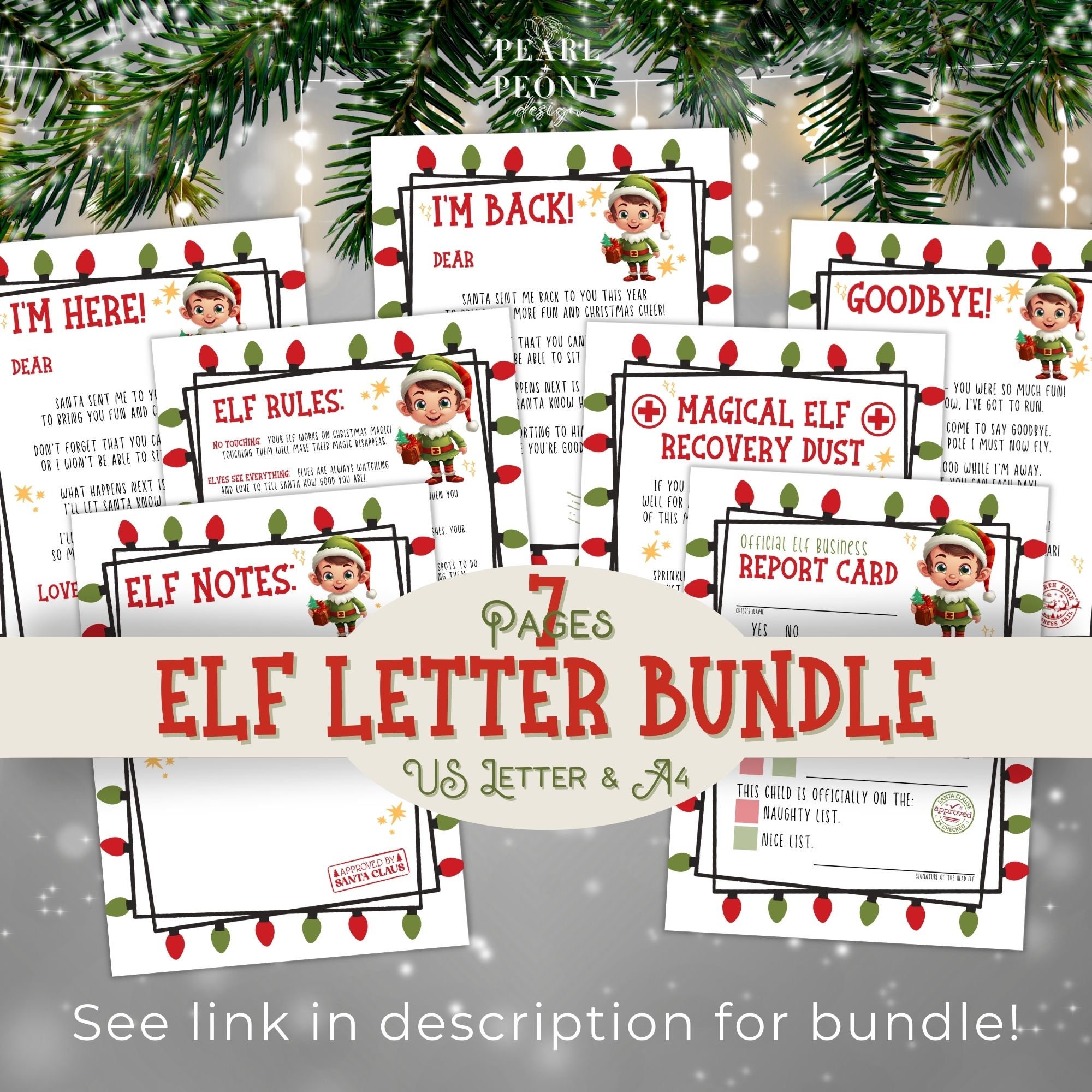 PRINTABLE Christmas Goodbye Letter, Elf Farewell Letter, Goodbye From ...