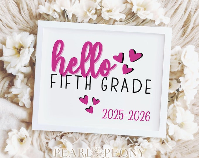PRINTABLE Boho First Day of Ninth Grade, Aesthetic Hello Freshman Year ...