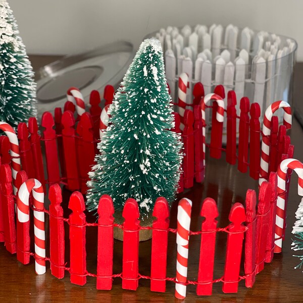 Candy Cane Fence - Etsy