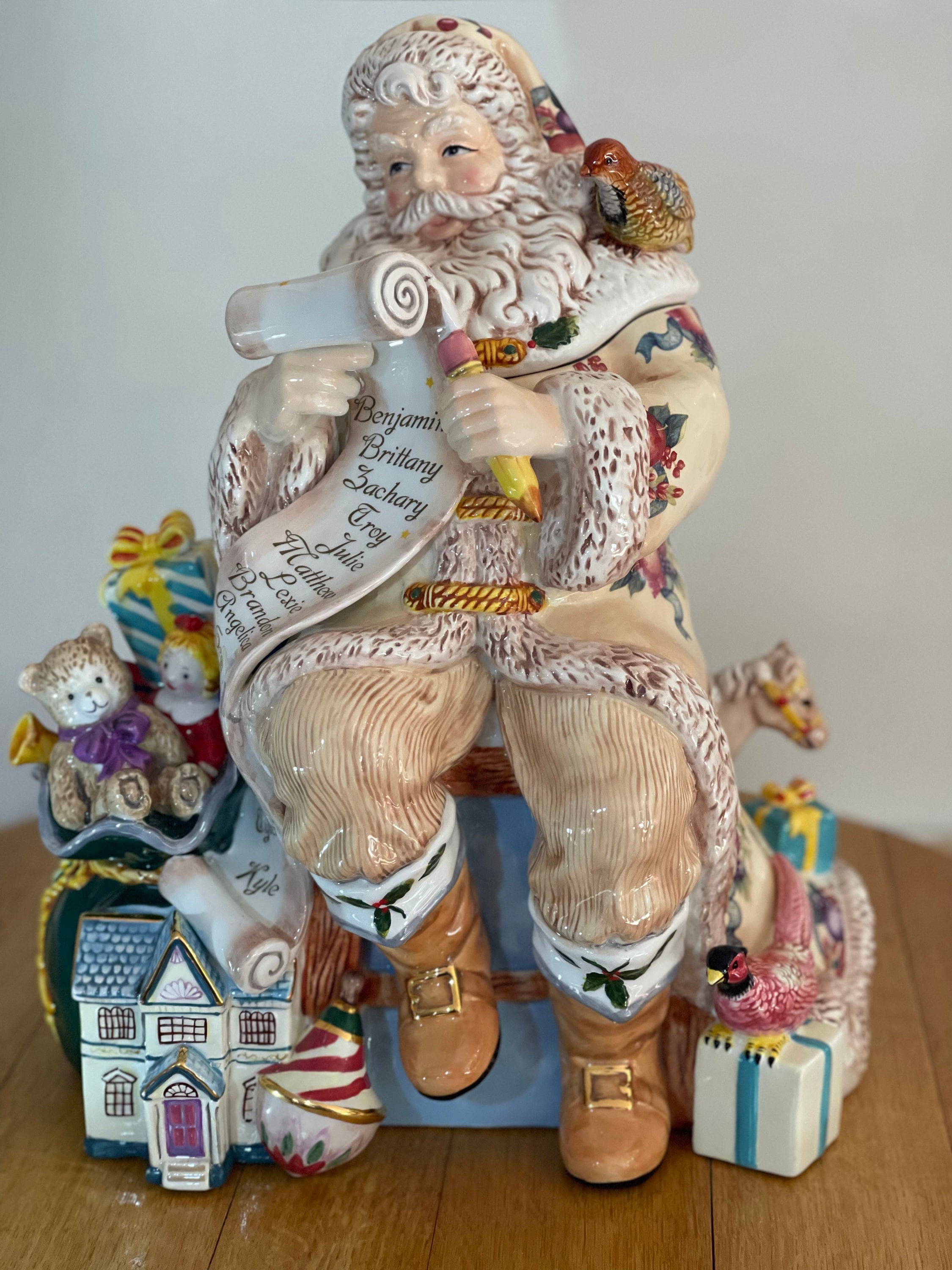 Waterford Heirlooms Santa Cookie Jar - Etsy