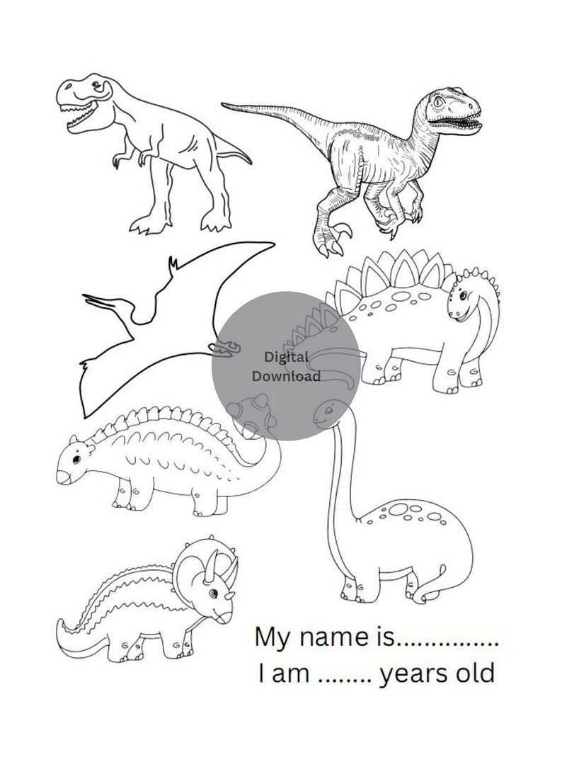 Kids Coloring Page || Kids Fun Activity|| Animals || Dinosaurs || Cars ...
