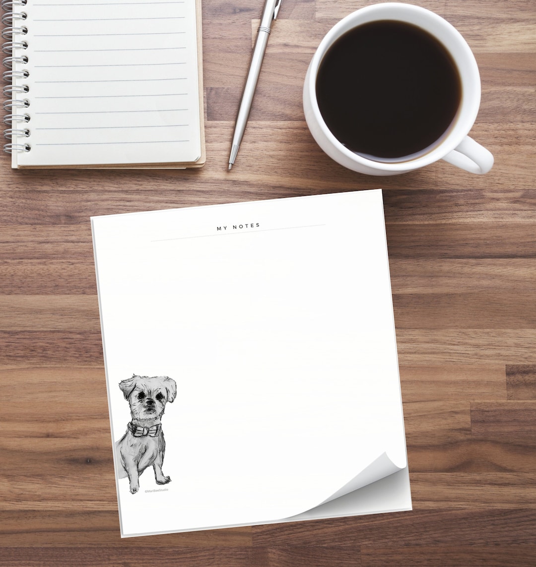 Shitzu Puppy Notepads, Puppy Stationary Notepads, Sketch Notepad ...