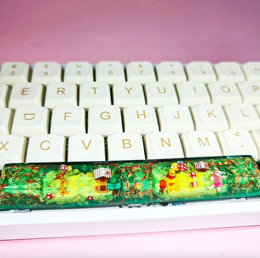 Custom Spacebar, Winnie the Pooh Spacebar Keycap, Pooh Keycap, for ...