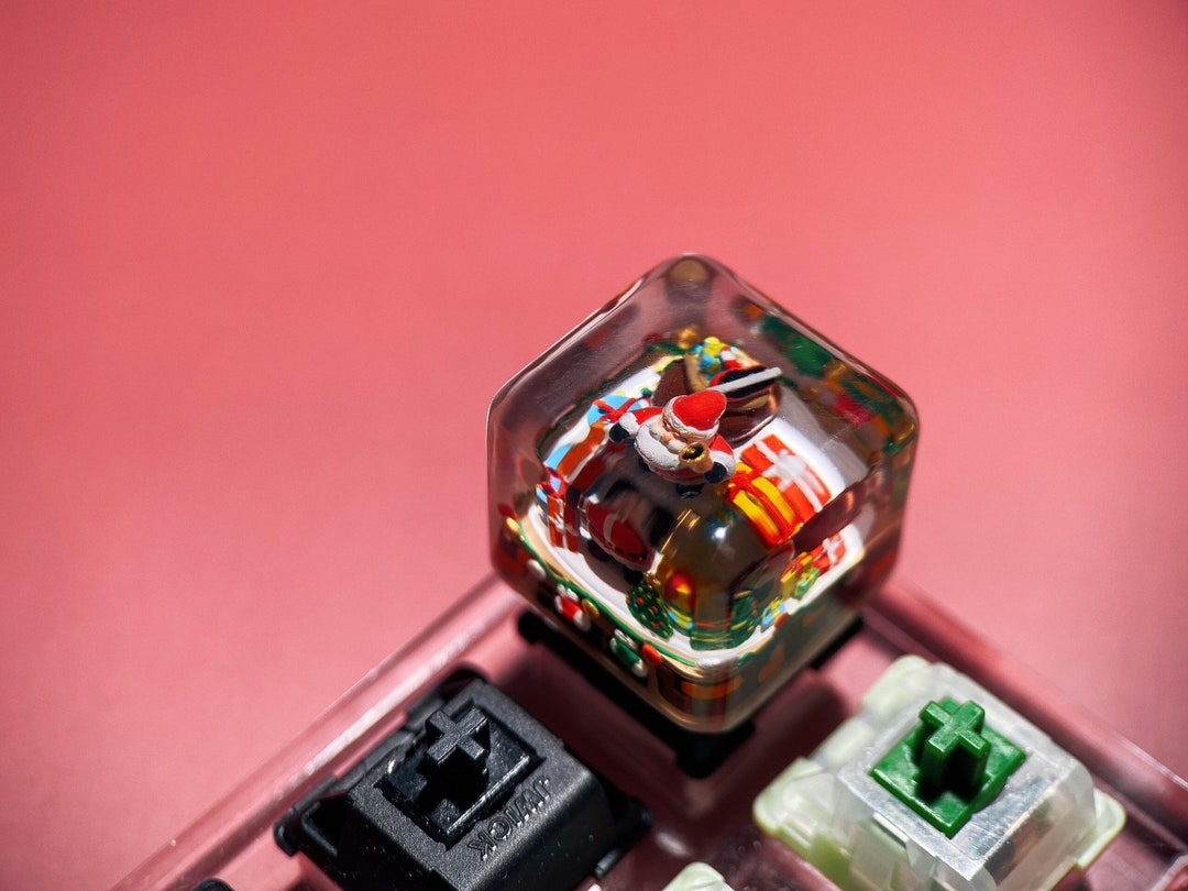 Santa Claus Keycap, Christmas Keycap, Xmas Keycap, Custom Keycaps ...