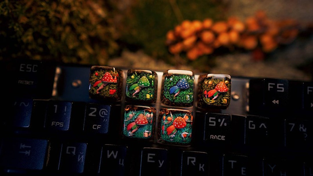 Handmade Fairy Dream, Artisan Resin Custom Keycap, OEM SA Novelty Cap ...