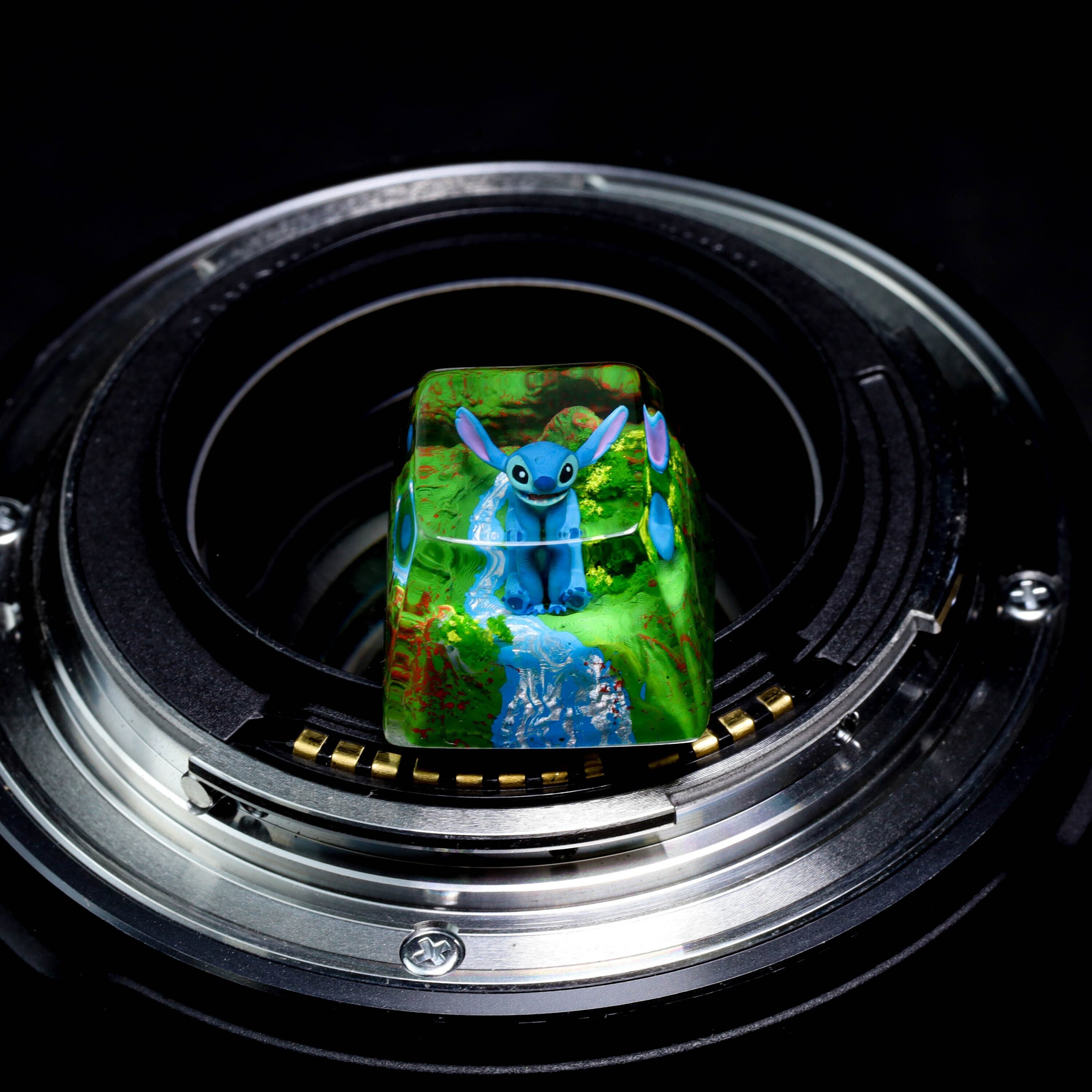 Artisan St.itc.h Keycaps, St.itc.h Anime Artisan Keycap, Custom Resin ...