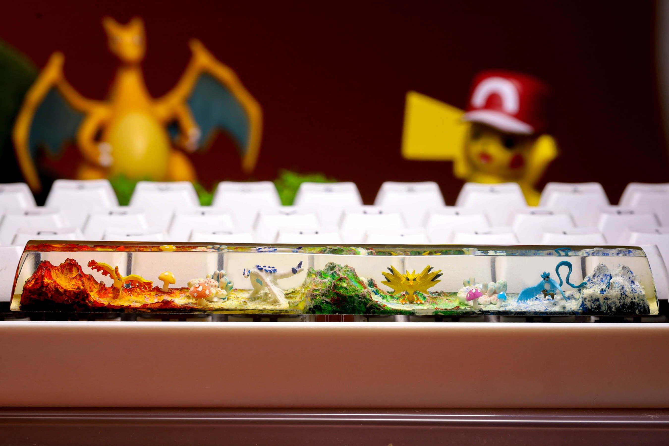 Handmade Pokemon Spacebar Keycap Custom Pokemon Artisan - Etsy