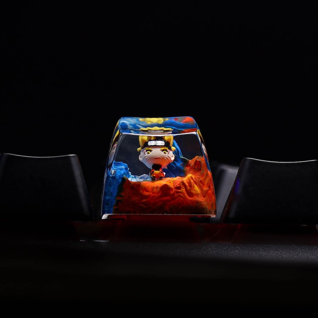 Handmade Anime Artisan Keycap, Custom Resin Keycap, Artisan Keycaps ...