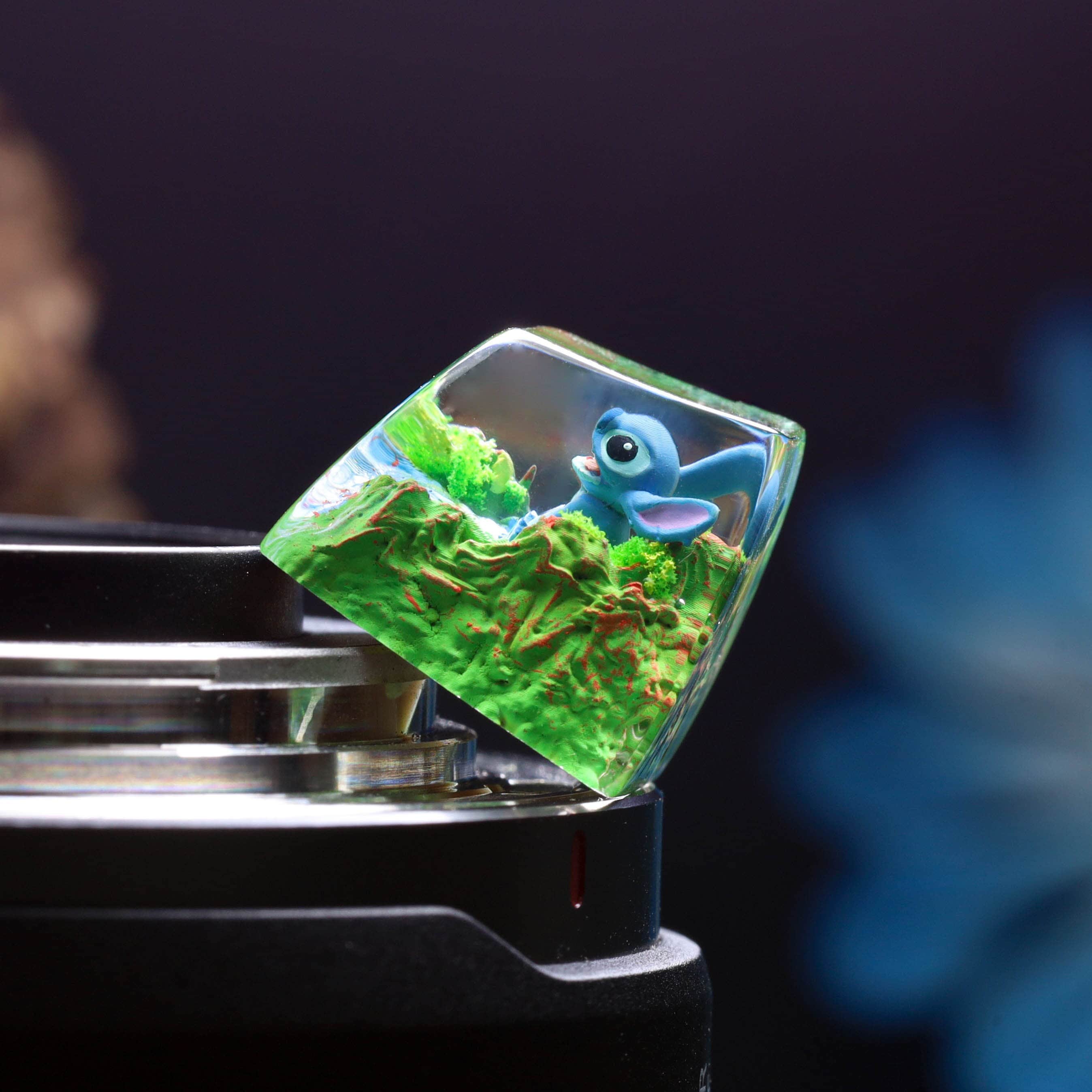 Artisan Stitch Keycaps Stitch Anime Artisan Keycap Custom - Etsy