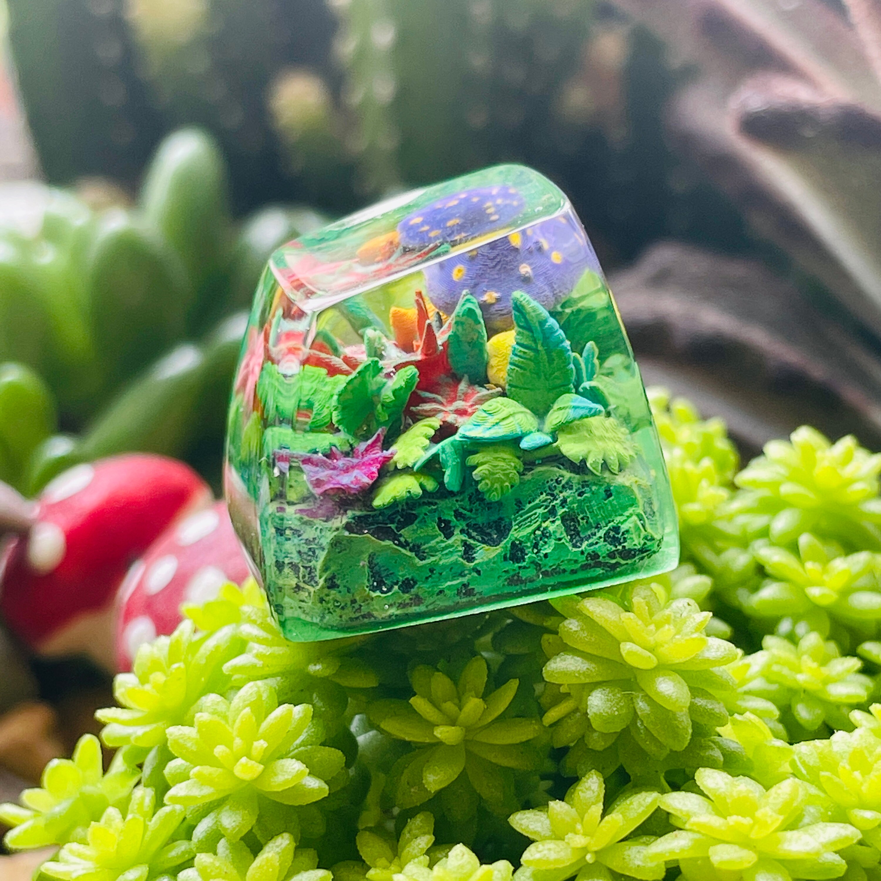 Handmade Key Caps Alice Fantasy Forest Keycapswonderful - Etsy