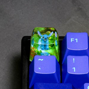 Artisan St.itc.h Keycaps, St.itc.h Anime Artisan Keycap, Custom Resin ...