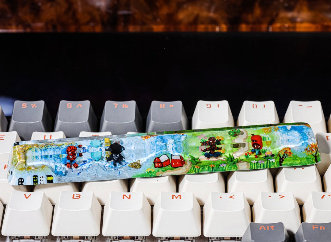 Custom Spider Keycap, Artisan Keycap, Artisan Spacebar, Custom Pokemon ...