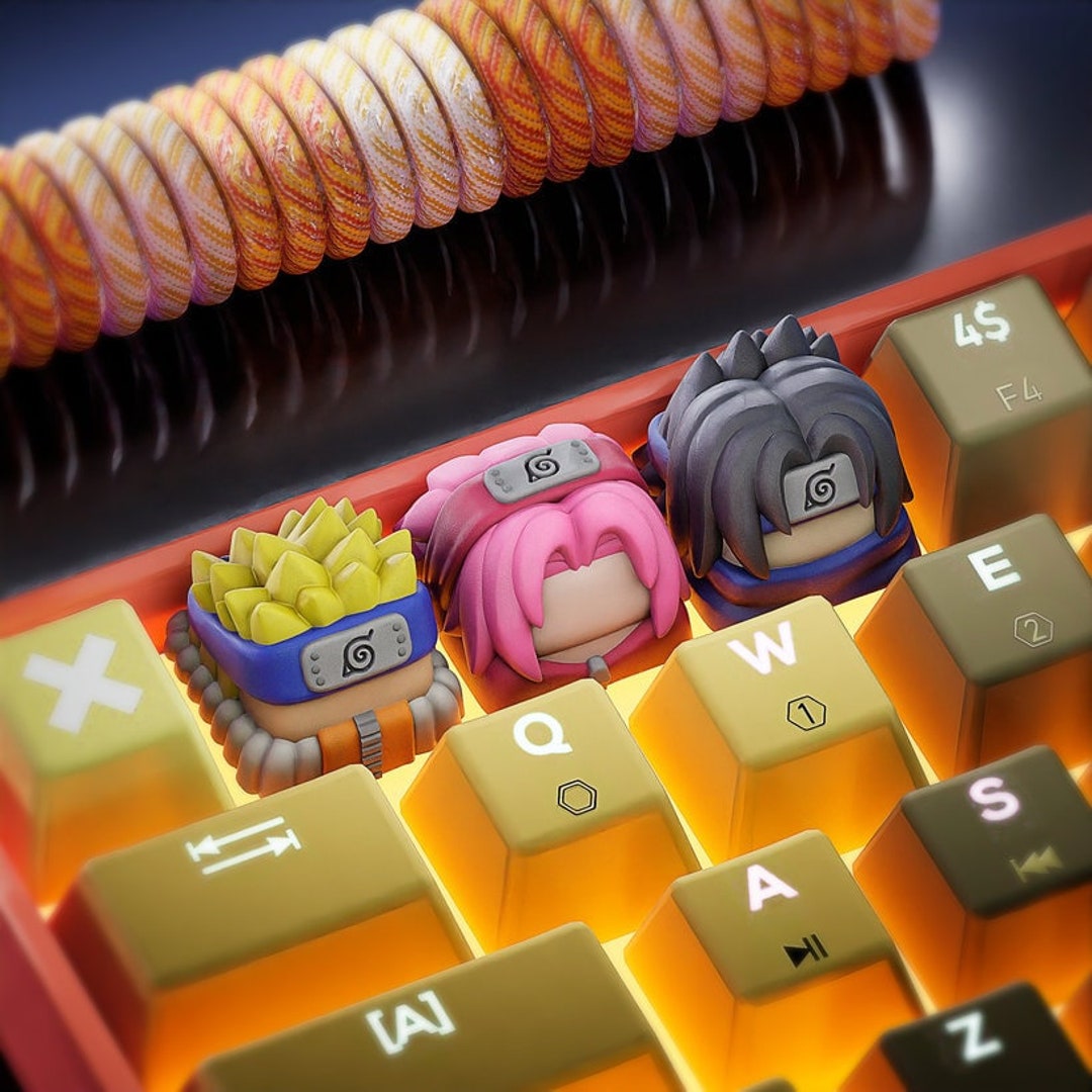 Naruto Keycaps Themed Artisan Keycap: Infuse Anime Spirit - Etsy UK
