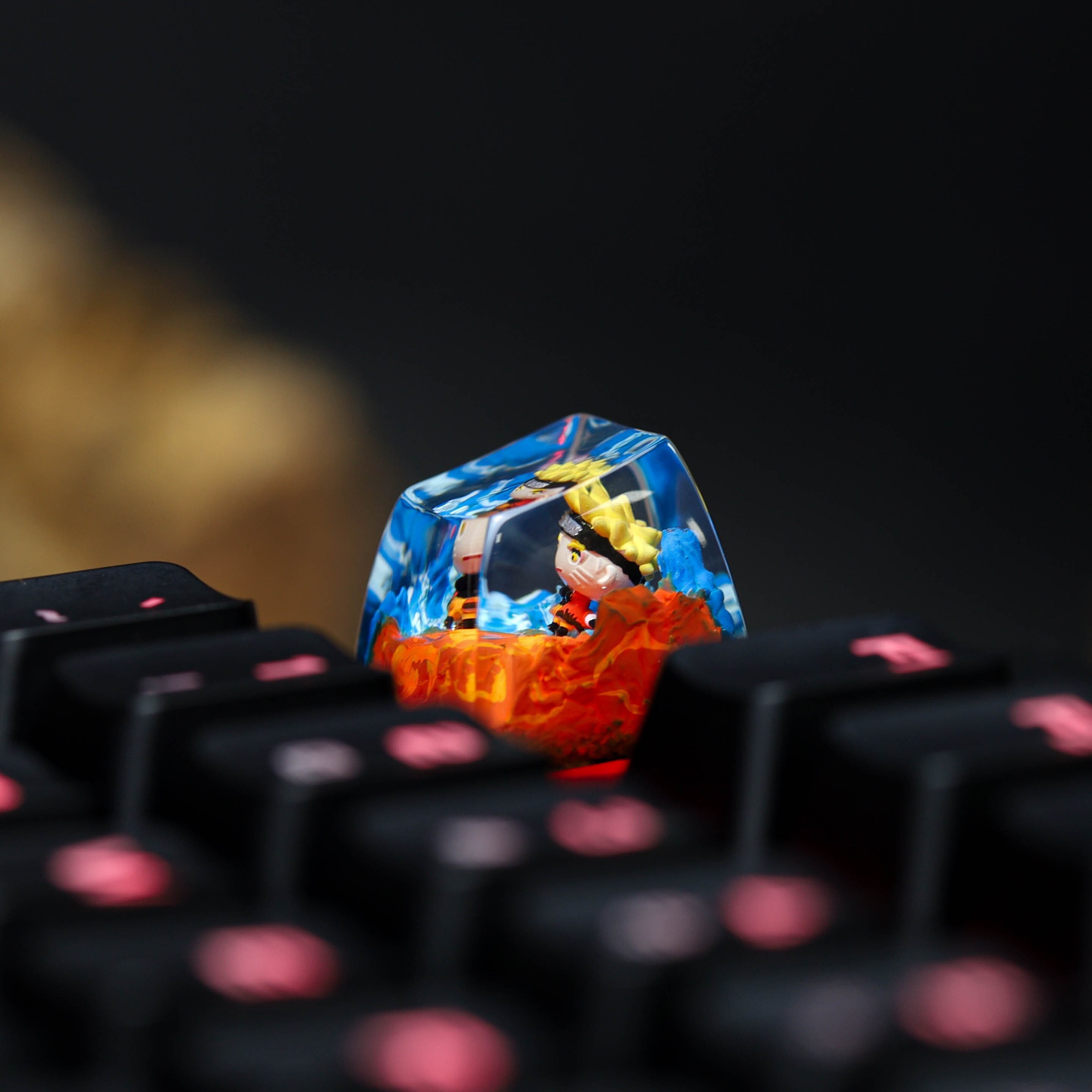 Handmade Anime Artisan Keycap, Custom Resin Keycap, Artisan Keycaps ...