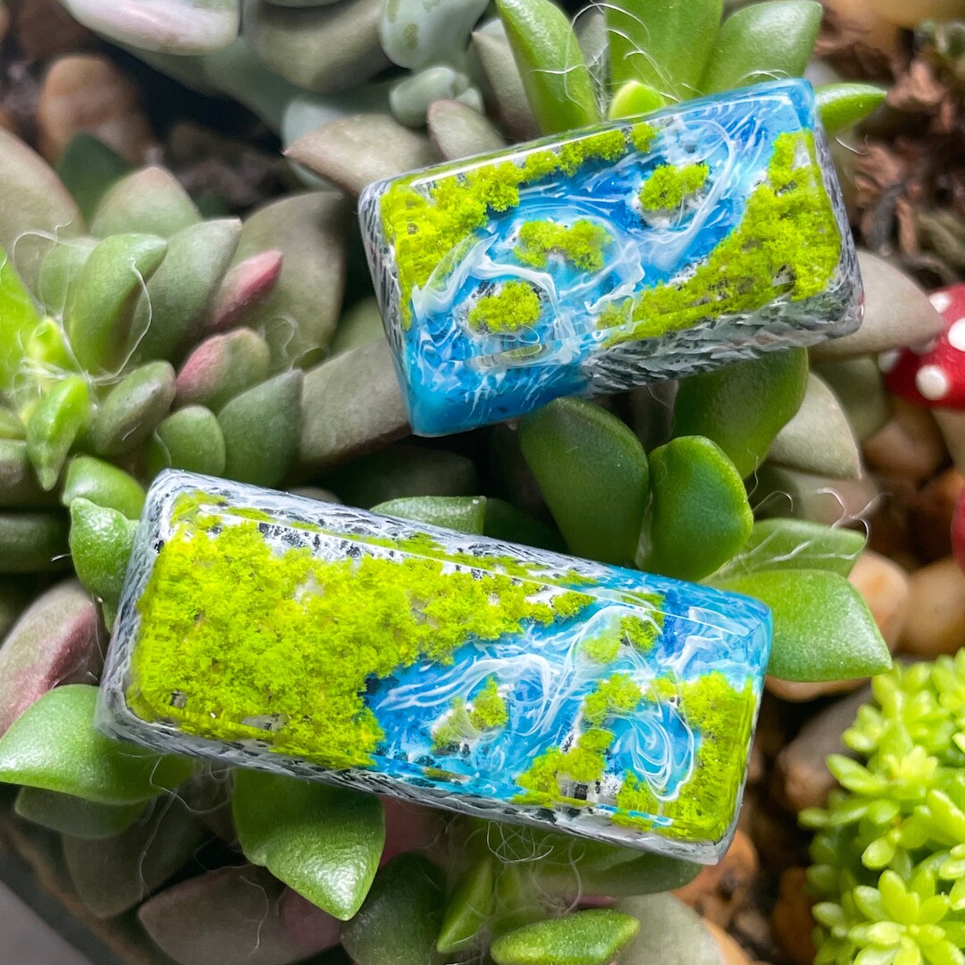 River Keycap, Resin Aritsan Keycaps,islands Keycaps, Mountain River ...