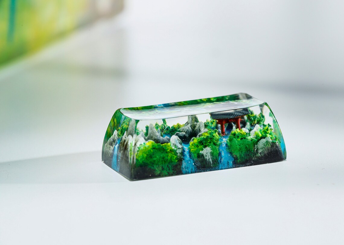 Torri Gate Spring Artisan Keycap Custom 2U SA Keycap Keycap - Etsy
