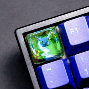 Artisan St.itc.h Keycaps, St.itc.h Anime Artisan Keycap, Custom Resin ...