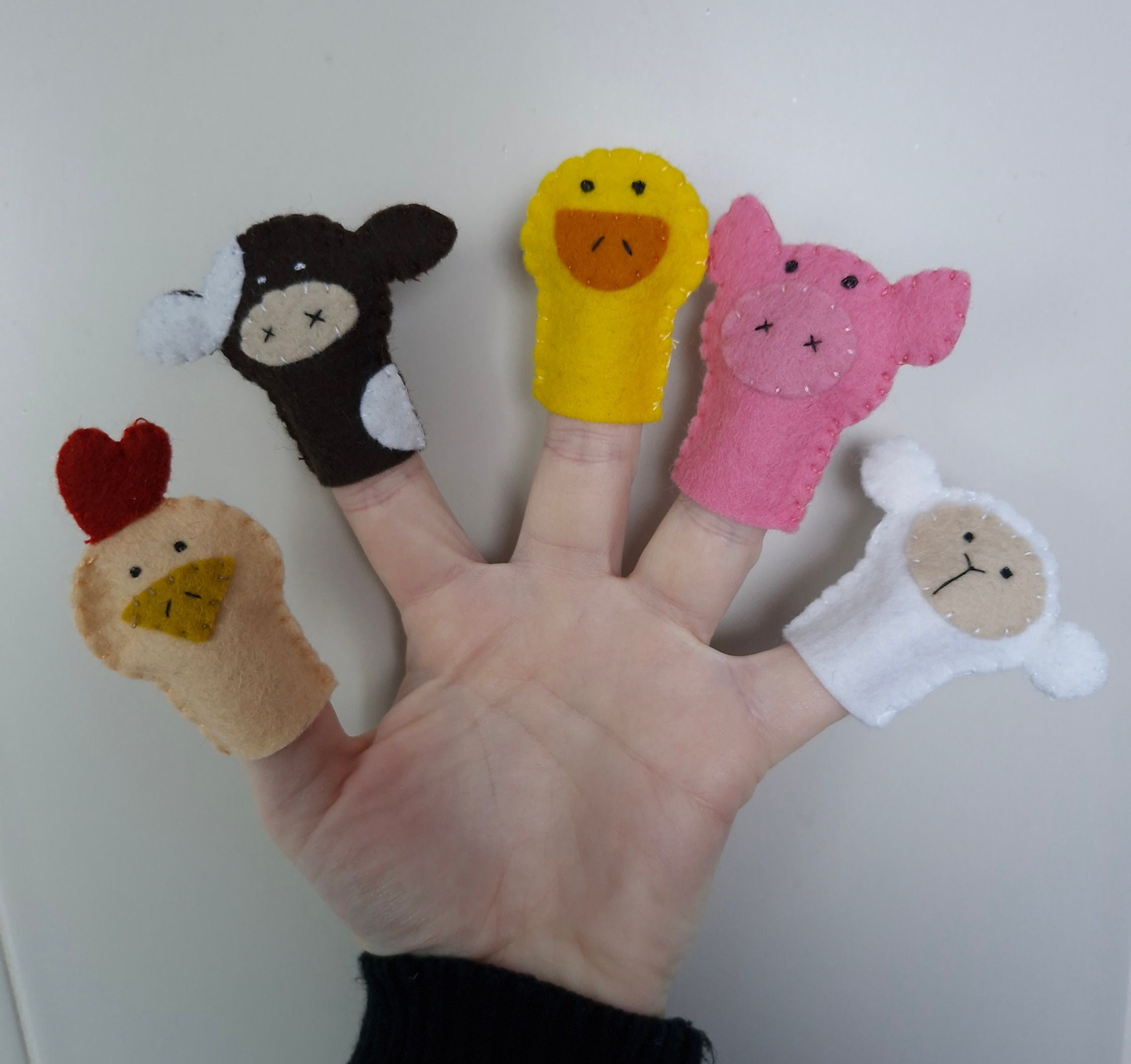 Old Macdonald Finger Puppet Set - Etsy