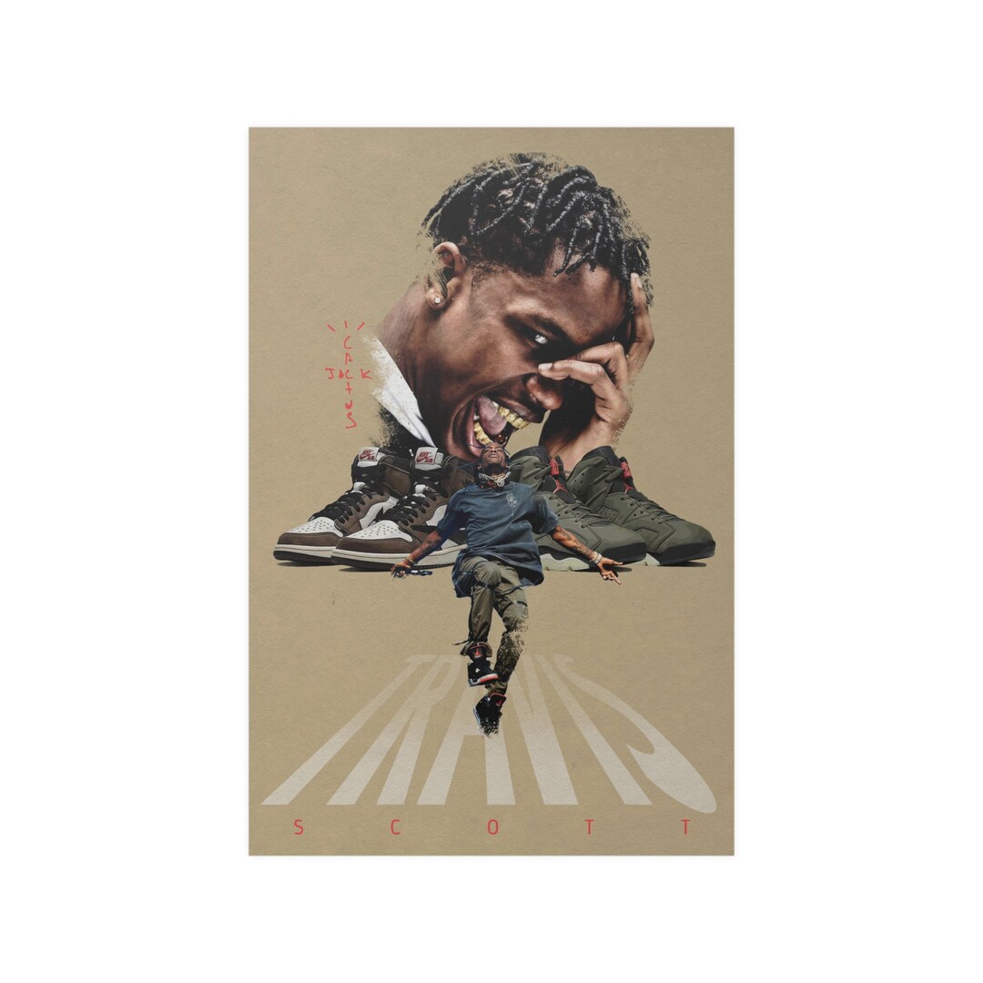 Travis Scott - ( NO FRAME ) Satin Poster (210gsm) - Etsy