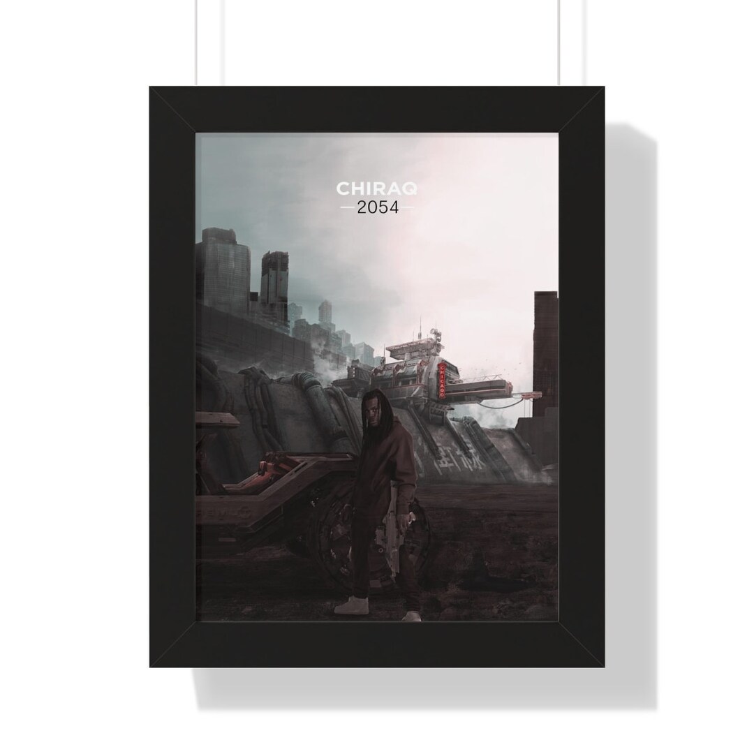 Chiraq 2054 X Chief Keef - Framed Poster - Etsy