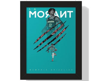 Ja Morant Poster Framed - Etsy