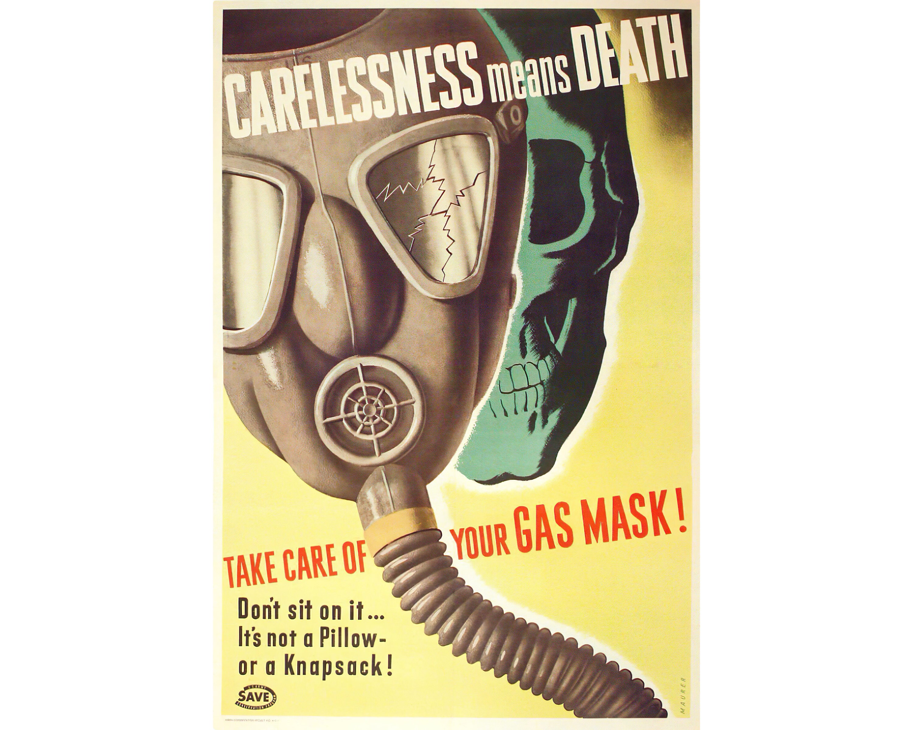 1940s/WW2 B We M Air Raid-GAS MASK BOX €0.99 pentabell.com