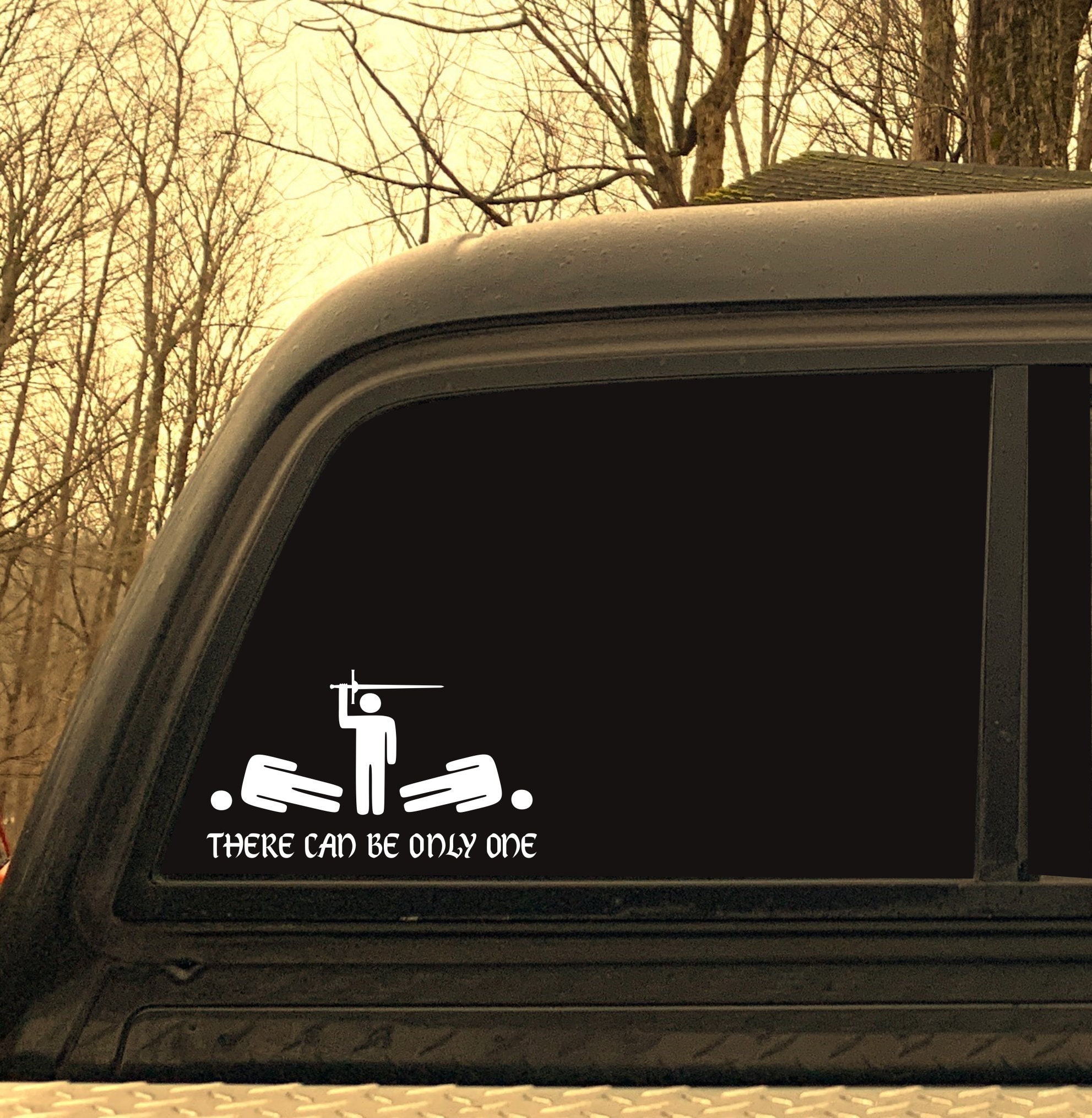 Highlander Movie There Can Be Only One Vinyl Decal / Sticker - Etsy