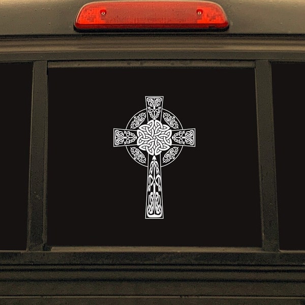 Celtic Cross Sticker - Etsy