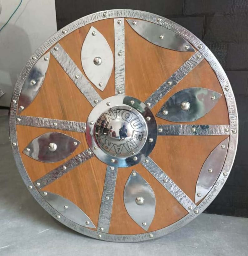 Viking Shield: Heavy Metal & Wood, Round Steel Armor - 24" - Etsy