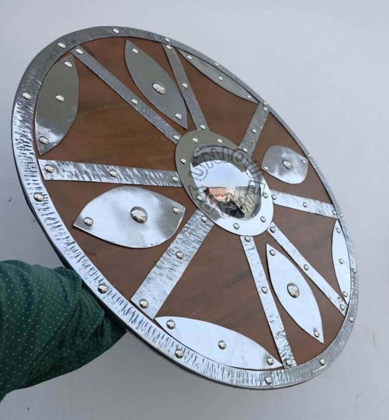 Viking Shield: Heavy Metal & Wood, Round Steel Armor - 24" - Etsy