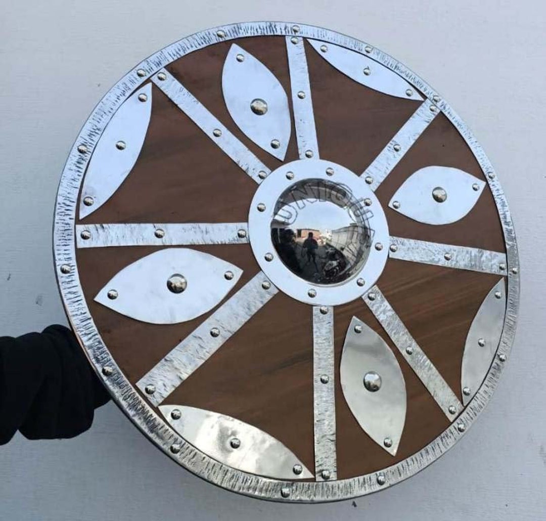 Viking Shield: Heavy Metal & Wood, Round Steel Armor - 24" - Etsy