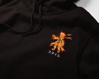 Anime Character Hoodie, Pixel Art Style Hoodie, Unisex Hoodie, Mens ...