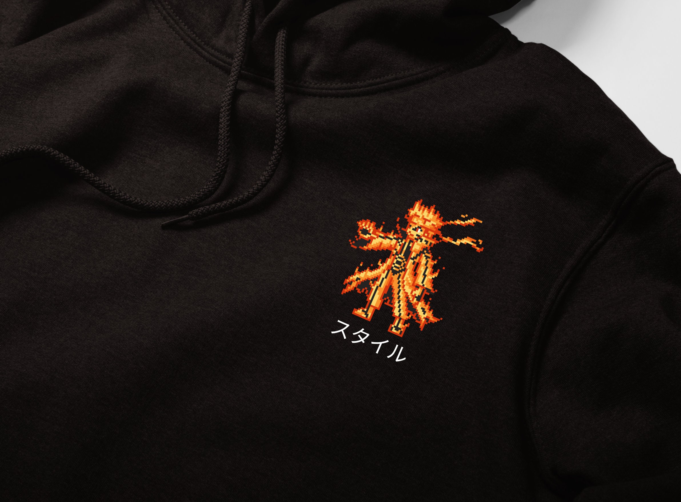 Anime Character Hoodie, Pixel Art Style Hoodie, Anime Inspired, Unisex ...