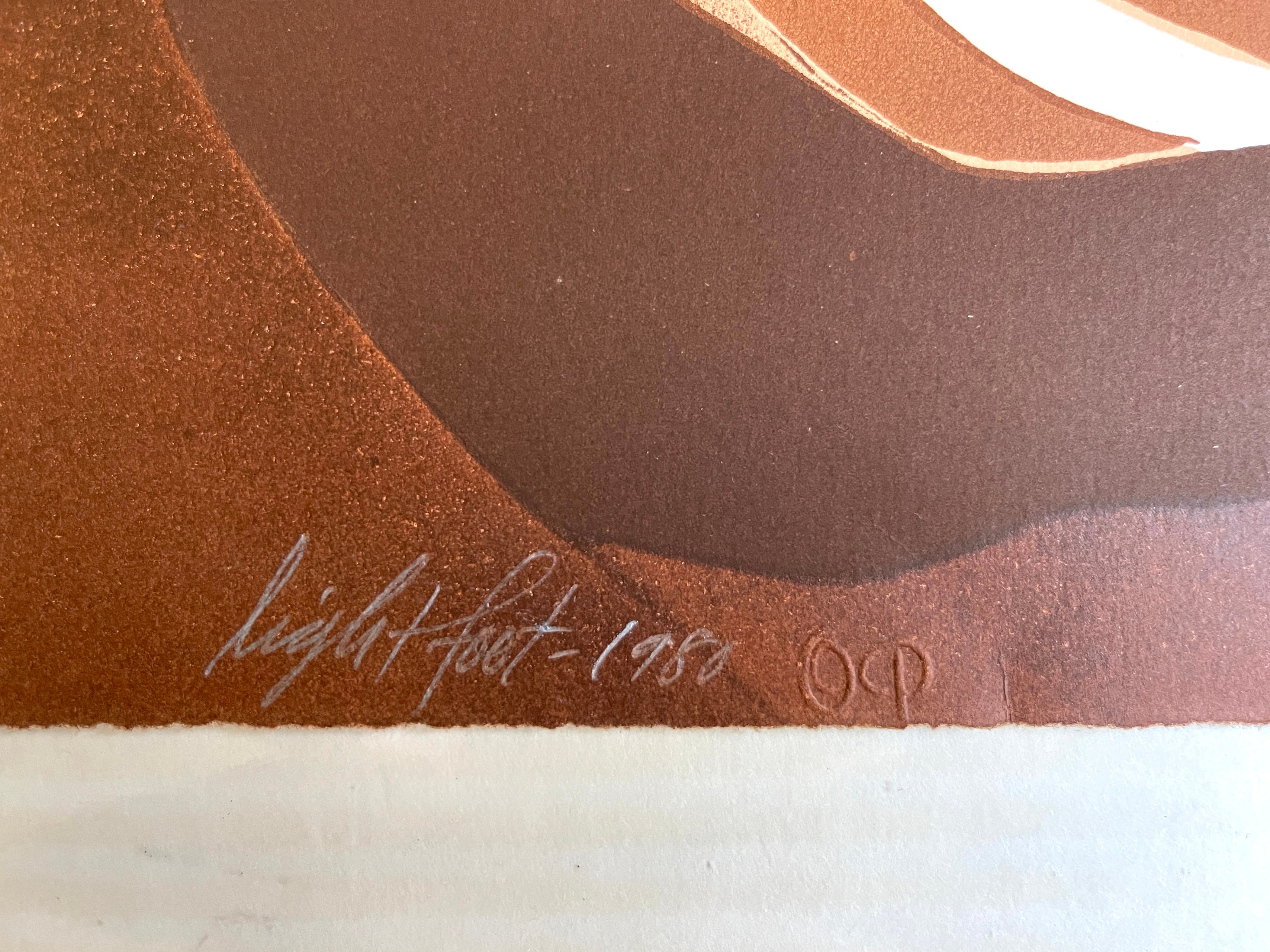 Jon Lightfoot Navajo Woman Original Limited Lithograph Hand Signed ...