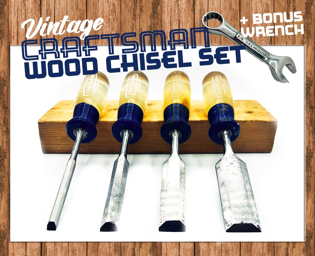 Vintage Craftsman 4-piece Wood Chisel Set With Swedish Steel From ...