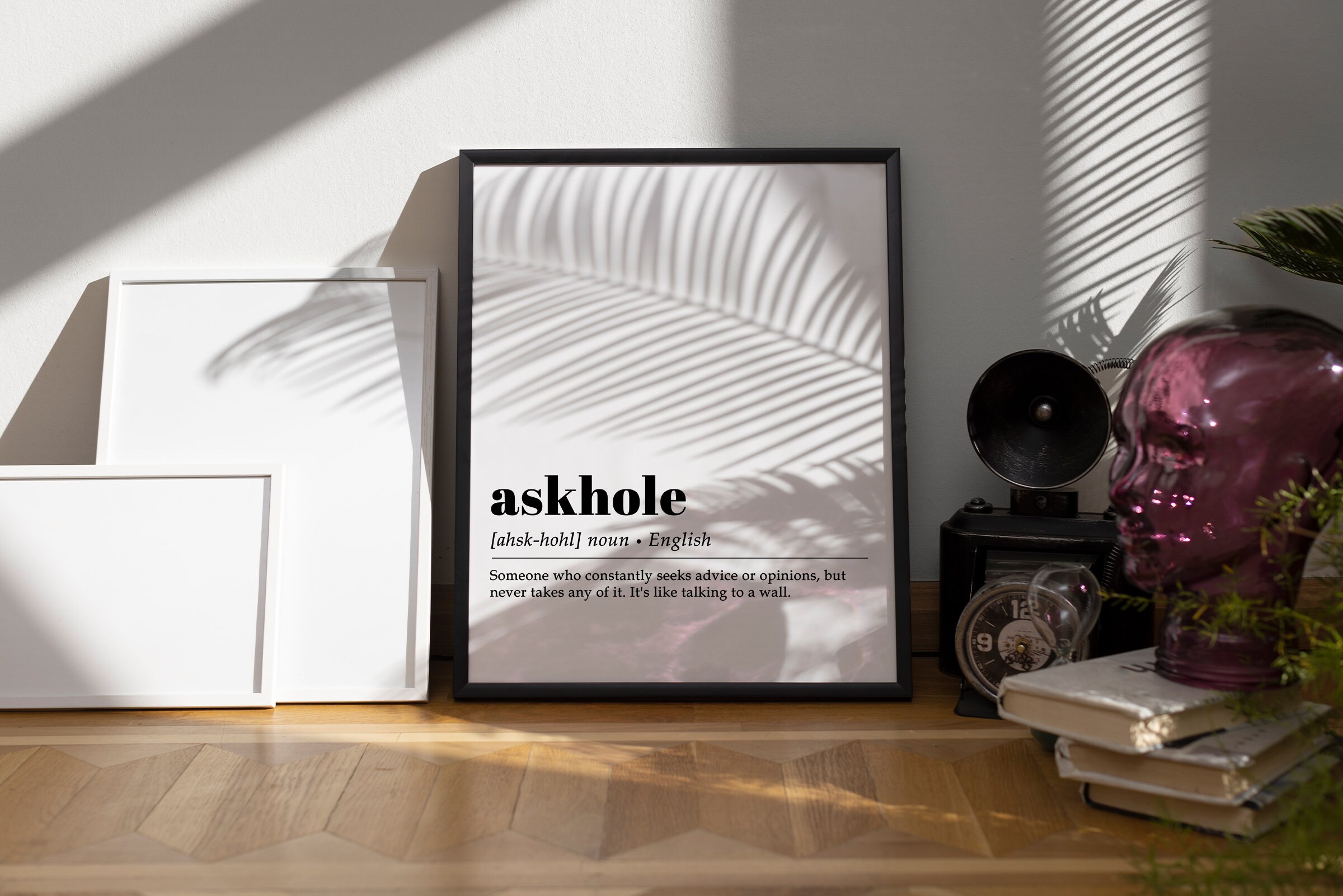 Askhole Definition Print Cubicle Decor Funny Office Sign - Etsy