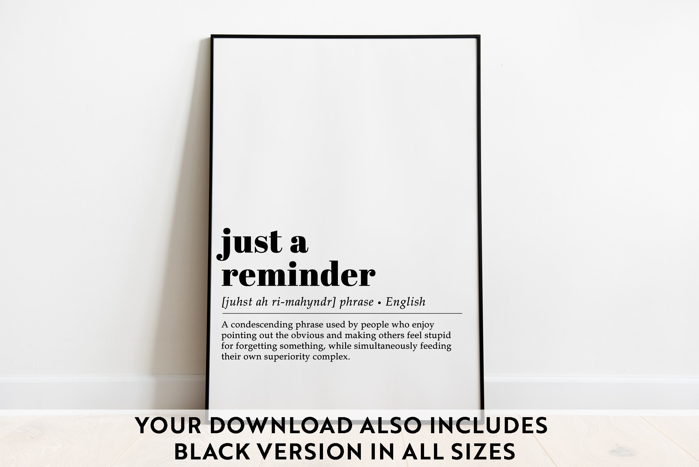 Just A Reminder Images