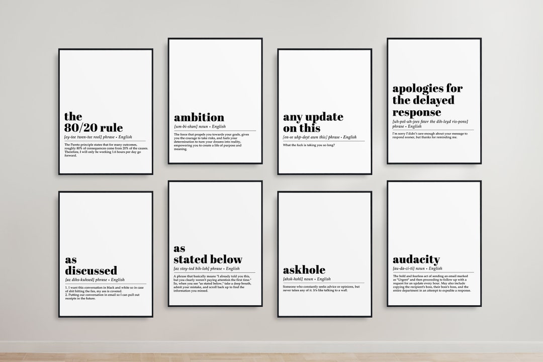 Office Wall Art Set | 50 PRINTABLES | Mega Bundle | Home Office Decor ...