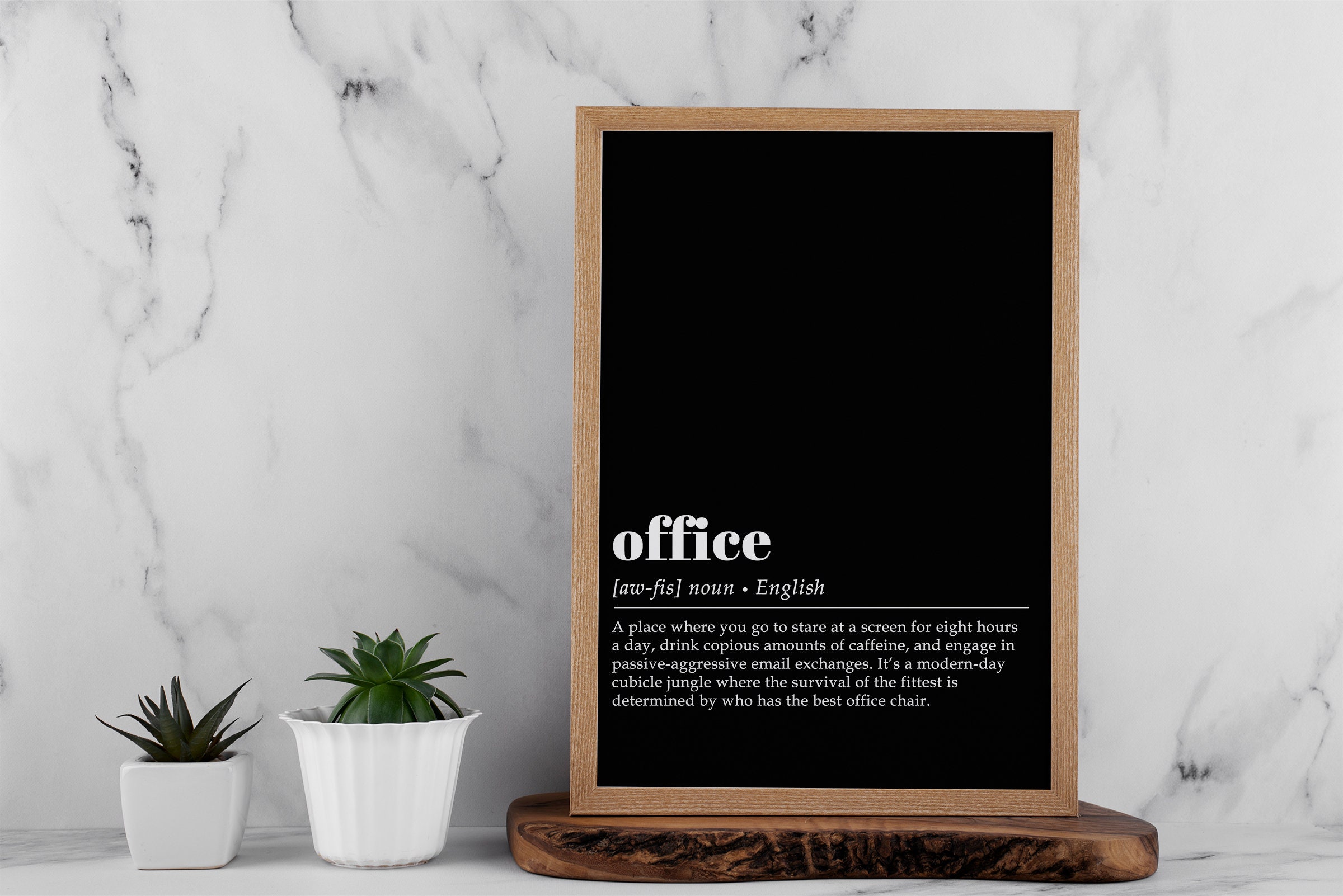 Office Definition Print Funny Office Wall Art Office Wall Decor Office ...