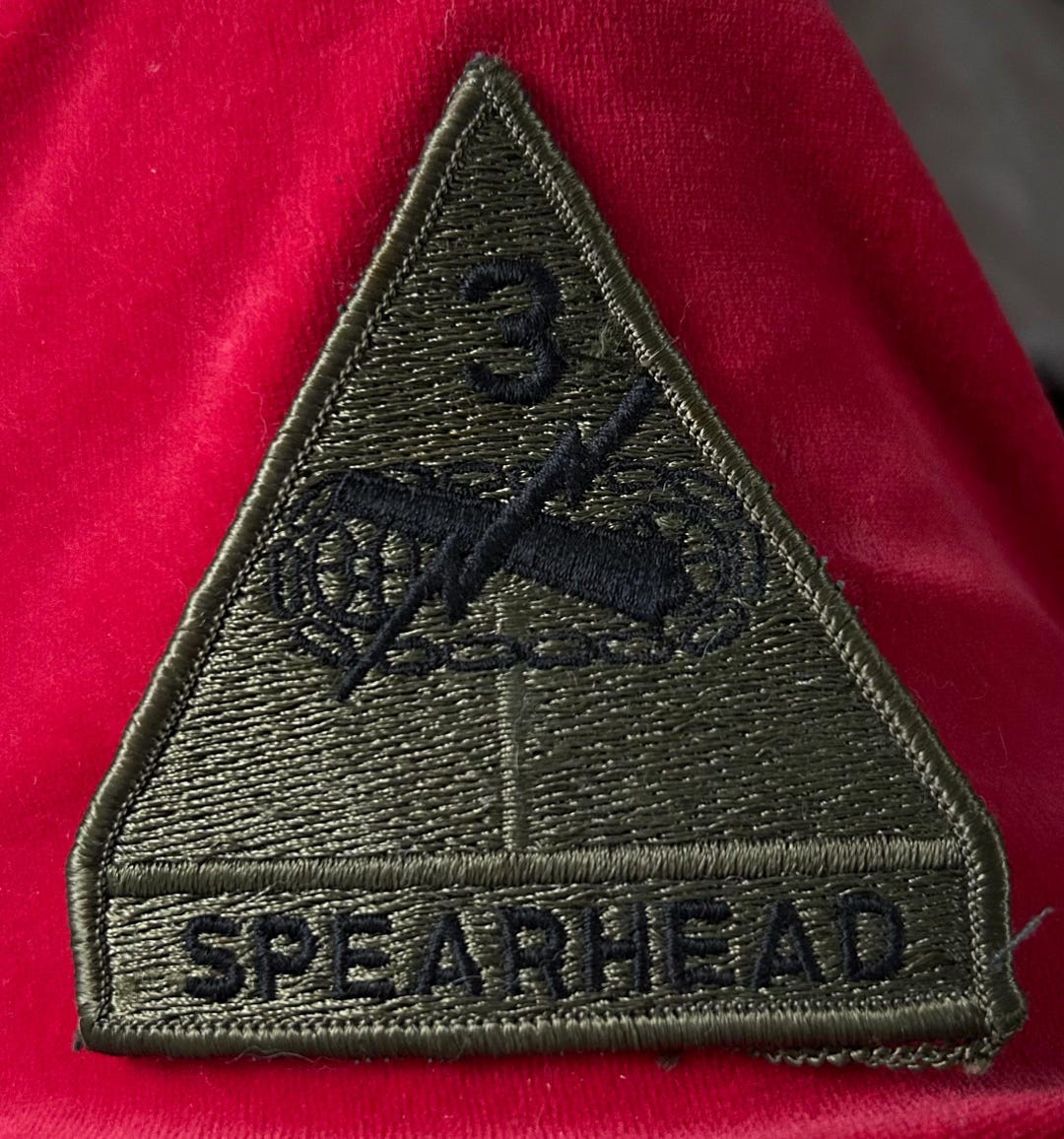 Embroidered Patch for the U.S. Army's 3rd Armored Division - Etsy