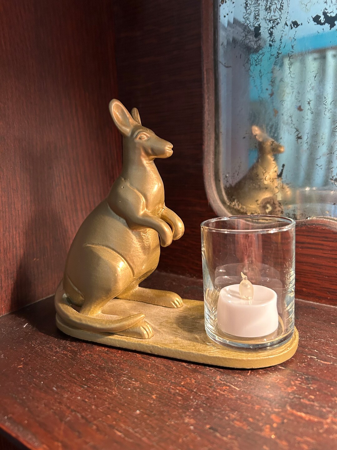 IKEA Brass Kangaroo Tea Light Candle Holder - Etsy