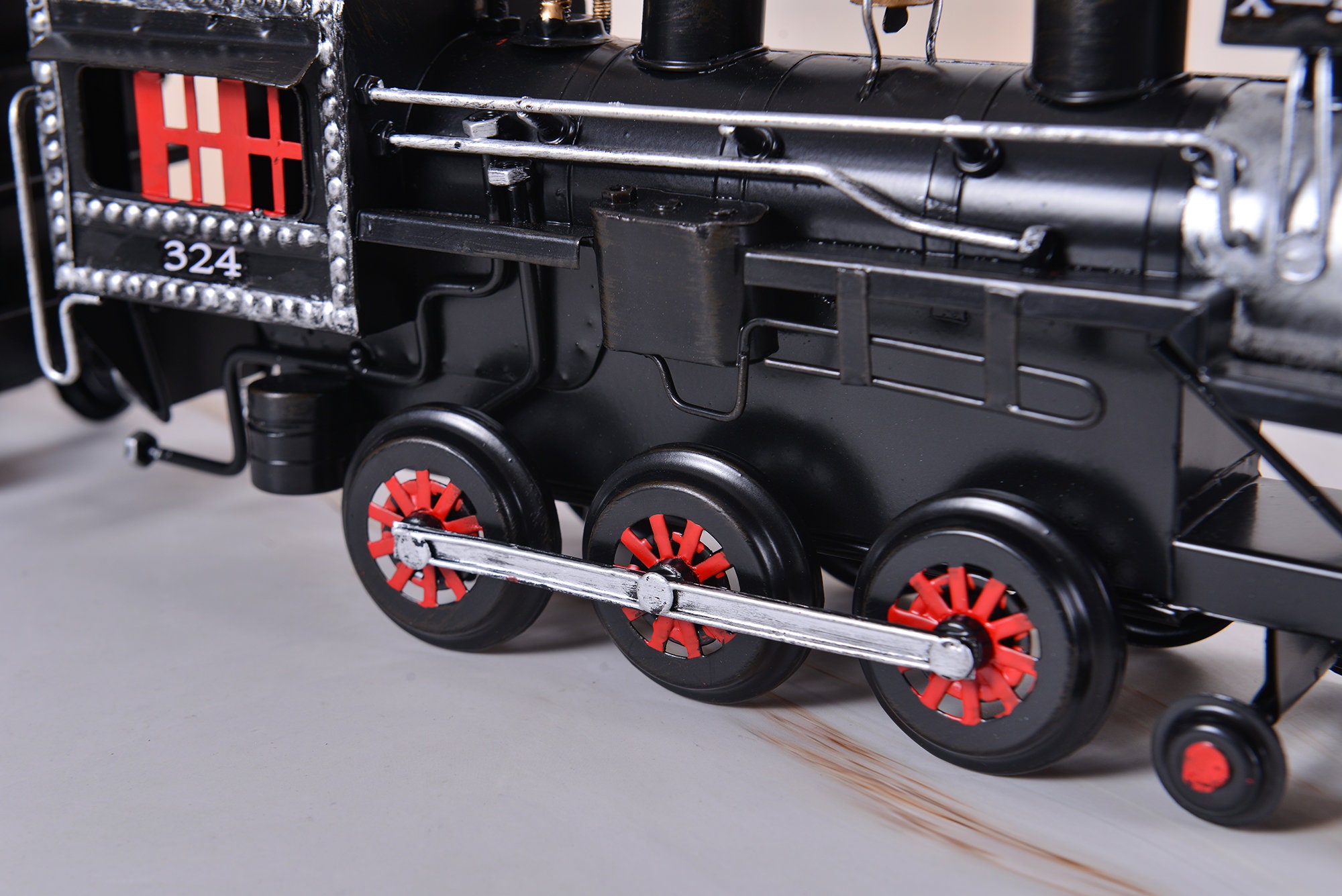 Steam Locomotive Metal Model, Old Style Train, Home Decoration, Gift ...