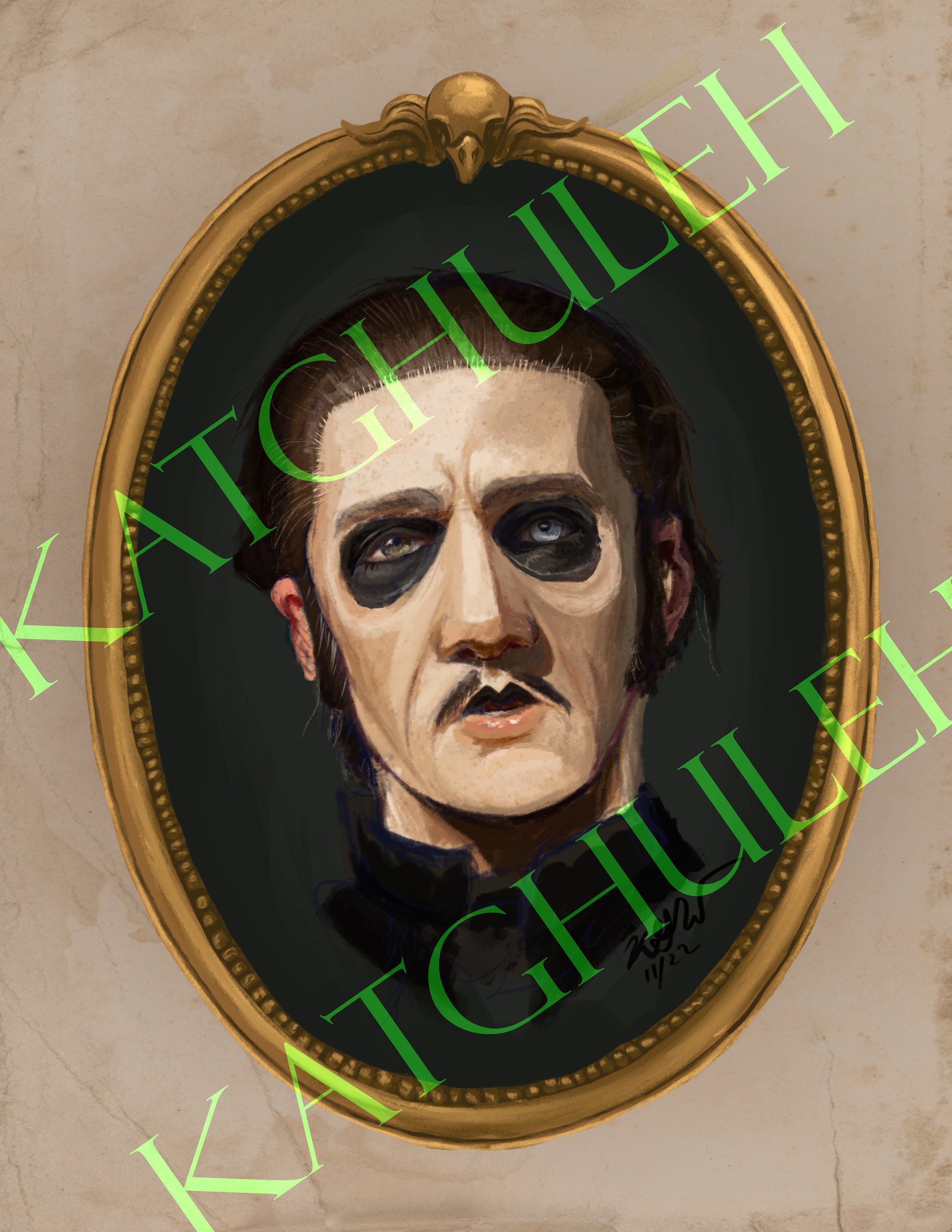 Ghost Cardinal Copia Portrait Fanart Print - Etsy UK