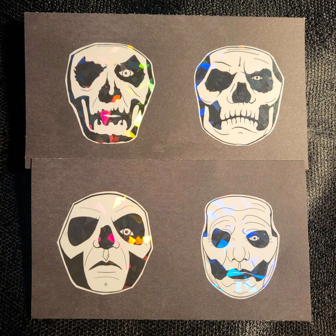 Ghost Fanart Papa Holographic Stickers - Etsy
