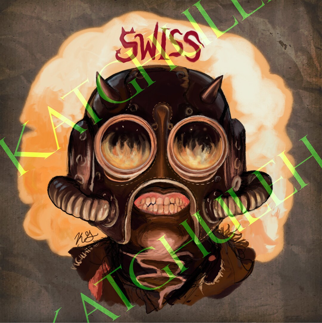 Swiss Ghoul Fanart Print - Etsy
