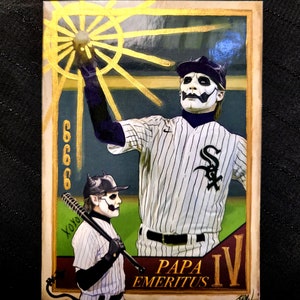 Papa Emeritus Baseball Card - Etsy